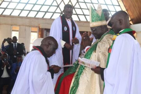 Busoga Bishop installs five Canons at Christ's Cathedral Bugembe ...